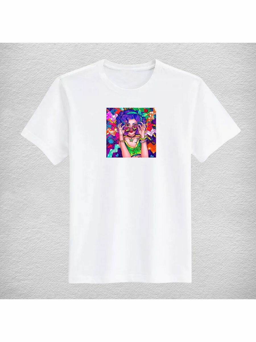 Футболка яркий арт хиппи