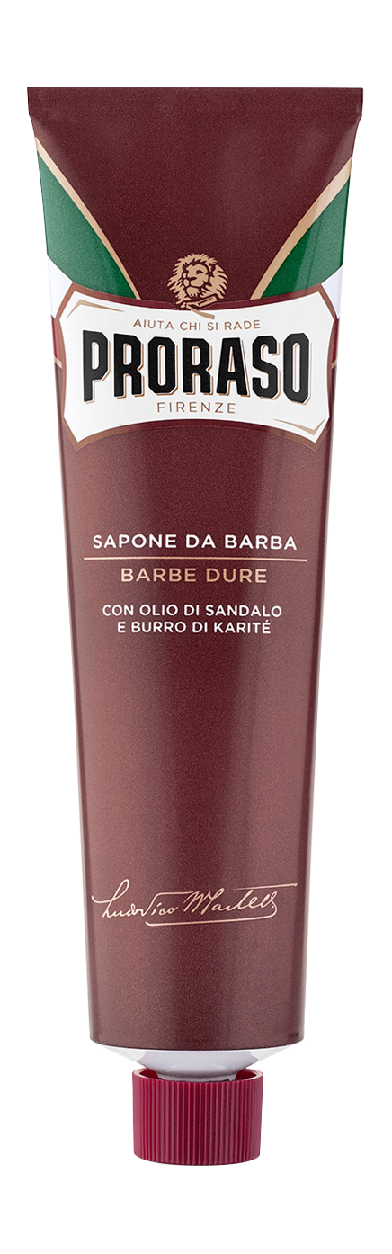 PRORASO Крем для бритья питательный с маслом сандала и маслом ши муж, 150 мл