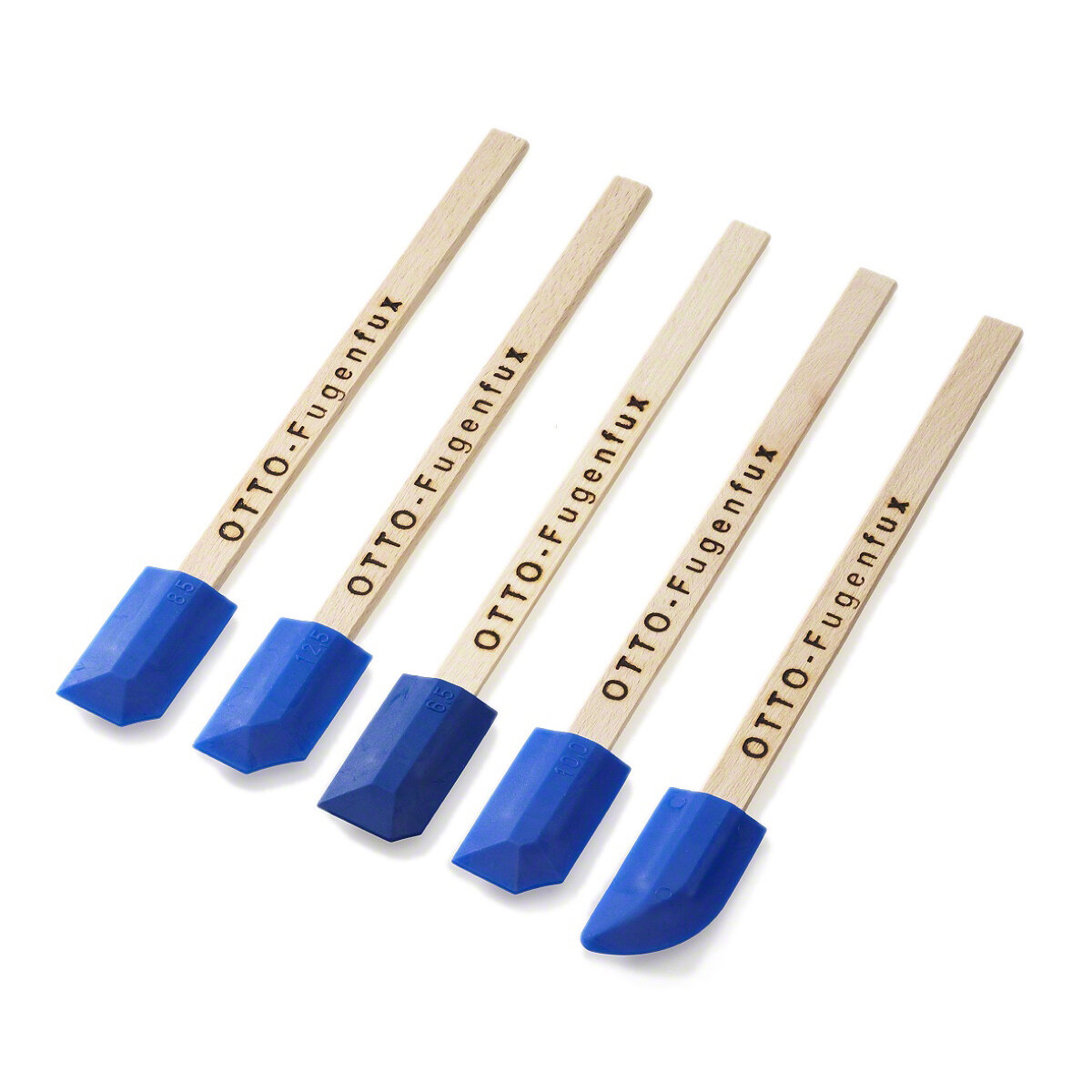 Набор шпателей для нанесения и разравнивания силикона OTTO Fugenfux (4шт)