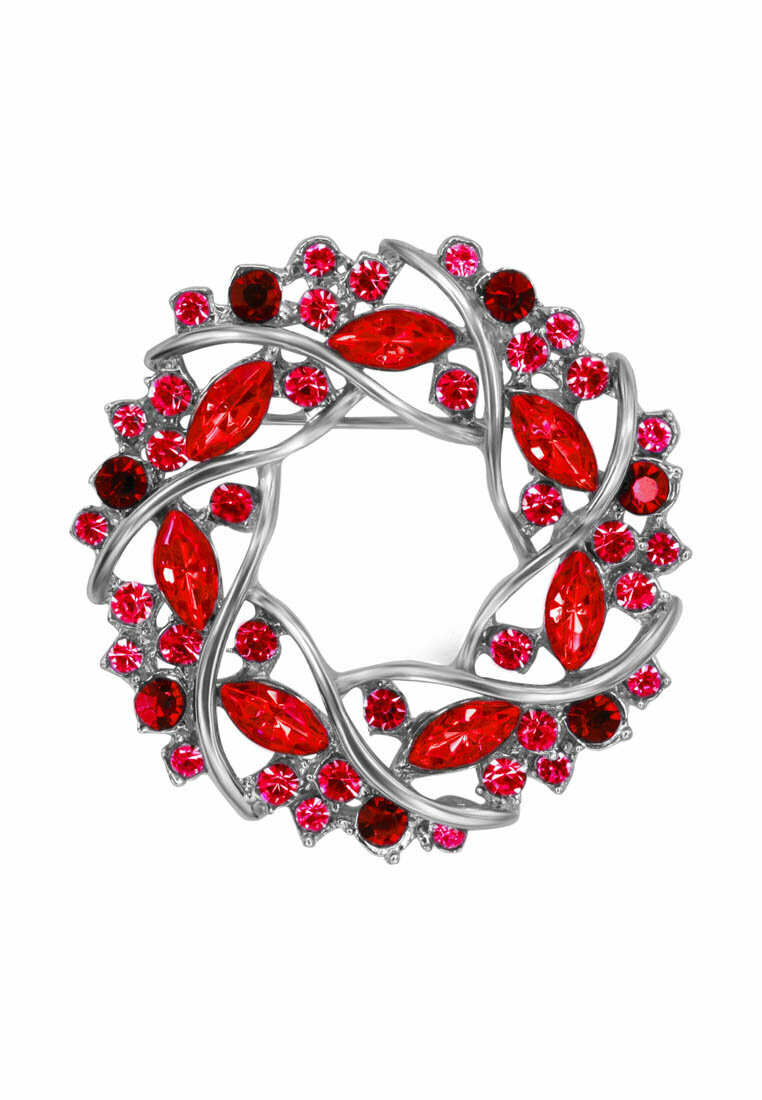 Брошь, стразы