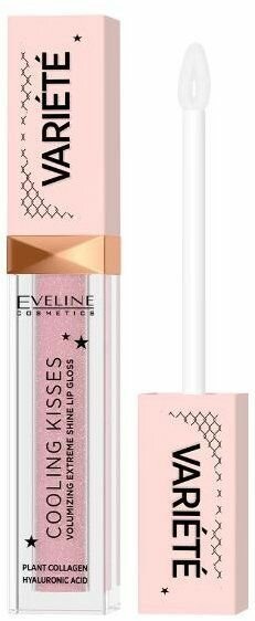Eveline Cosmetics VARIETE Охлаждающий блеск для увеличения объема губ 02 COOLING KISSES, 6,8мл