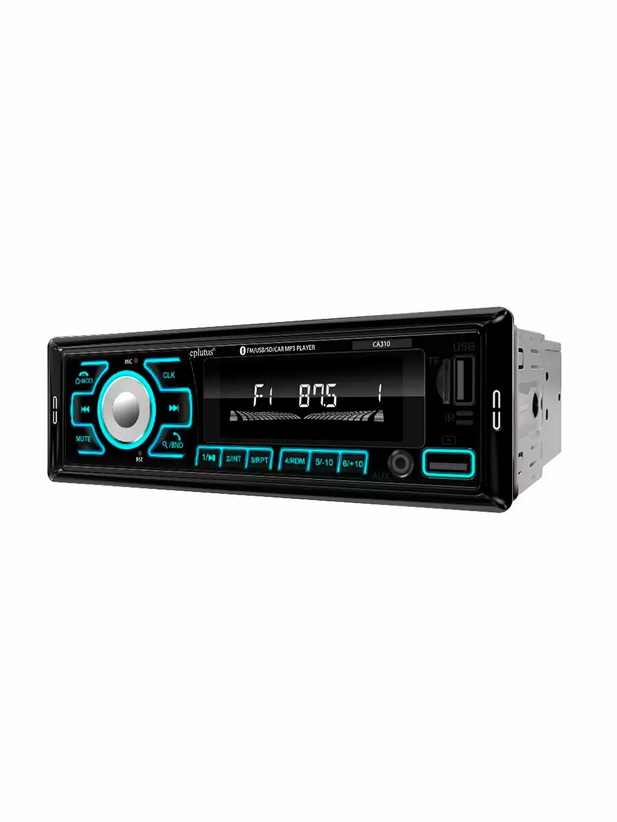 Магнитола Eplutus CA310 1 DIN с Bluetooth, Автомагнитола