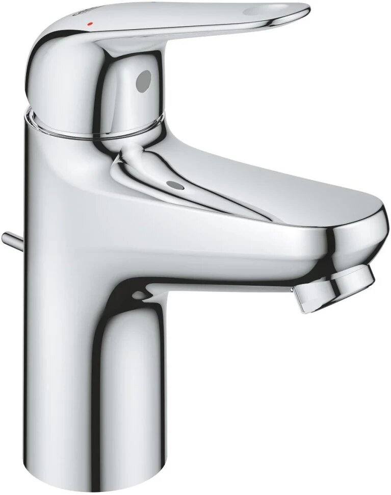Смеситель для раковины Grohe Euroeco 23262001 с донным клапаном, хром
