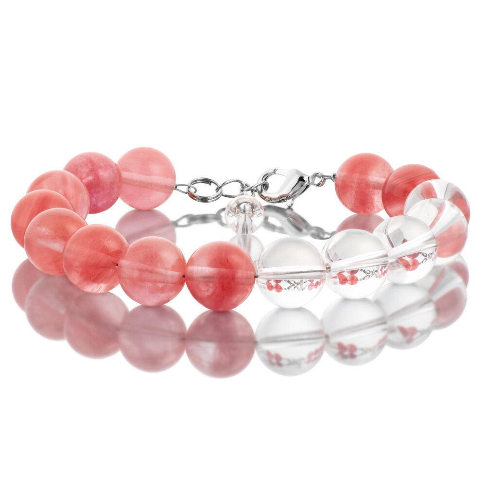 Браслет, горный хрусталь