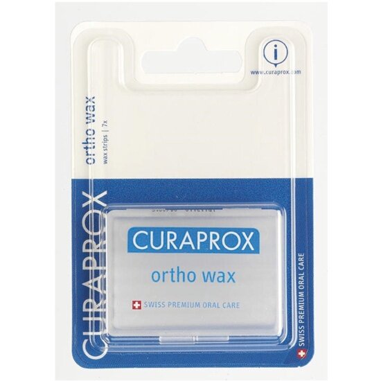 Ортодонтический воск Curaprox полоски 7 шт
