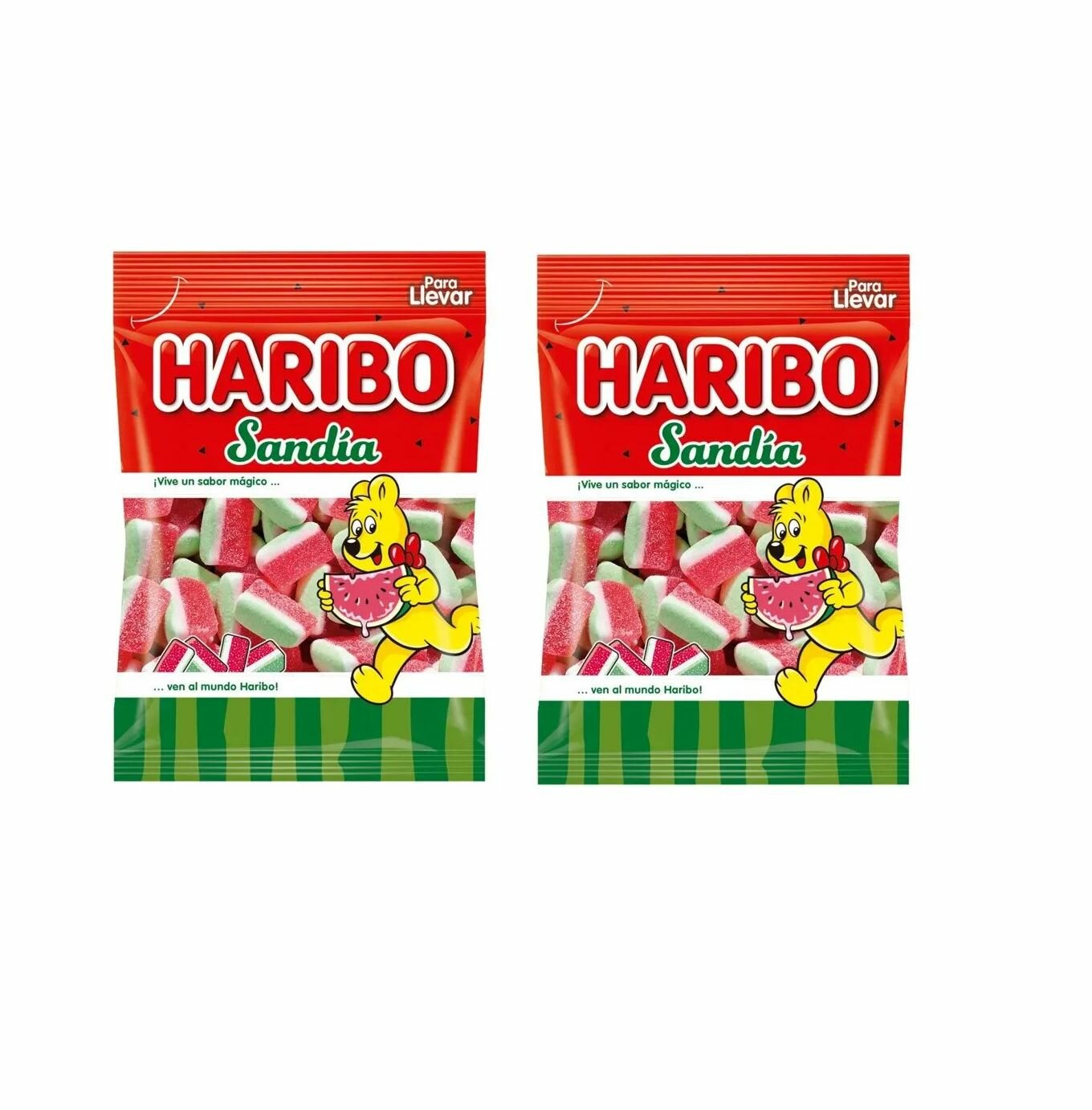 Haribo Жевательный мармелад, Арбуз Sandia, 90 гр, 2 уп