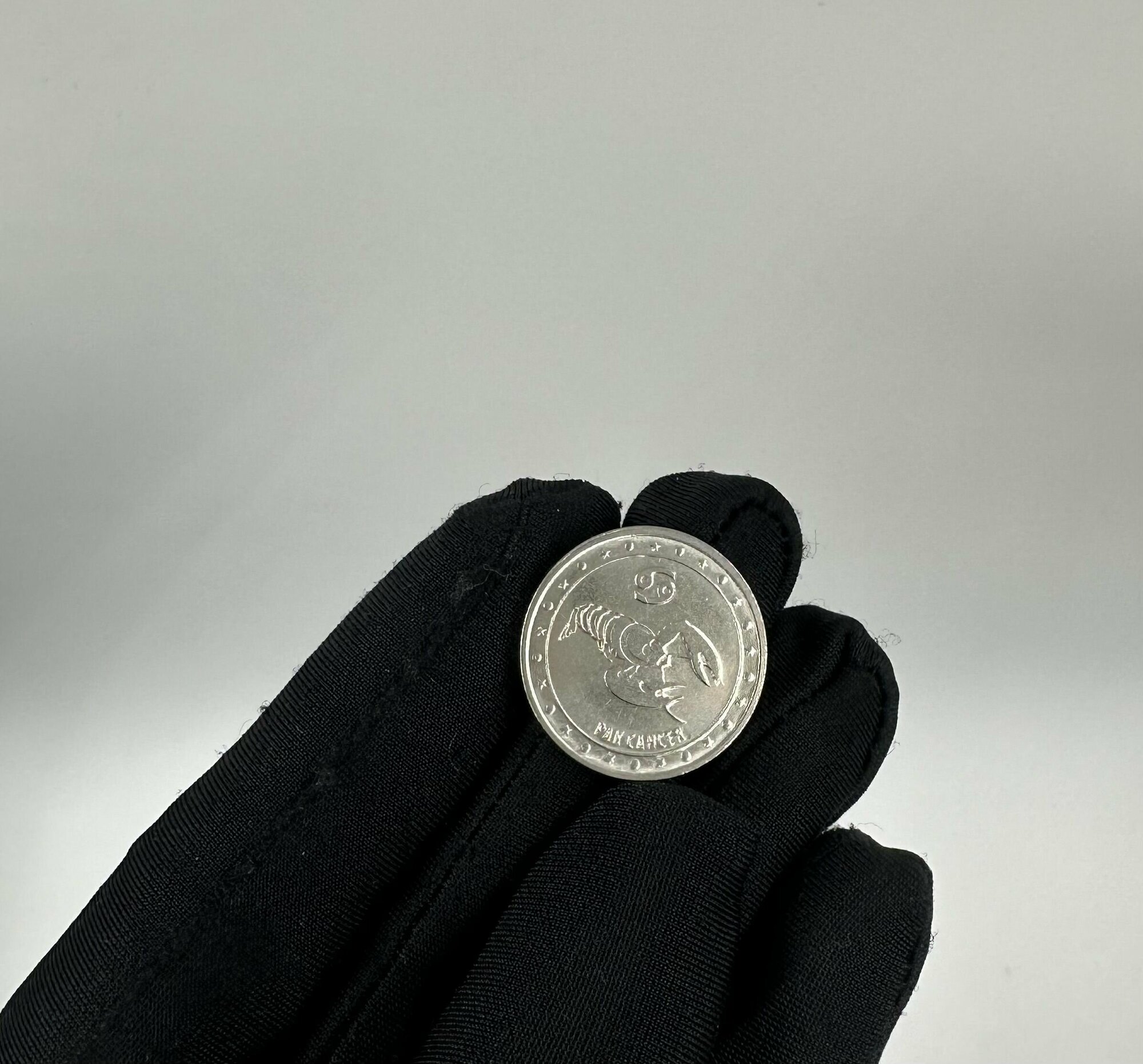 Монета Приднестровье 1 рубль 2016 год Знаки зодиака - Рак