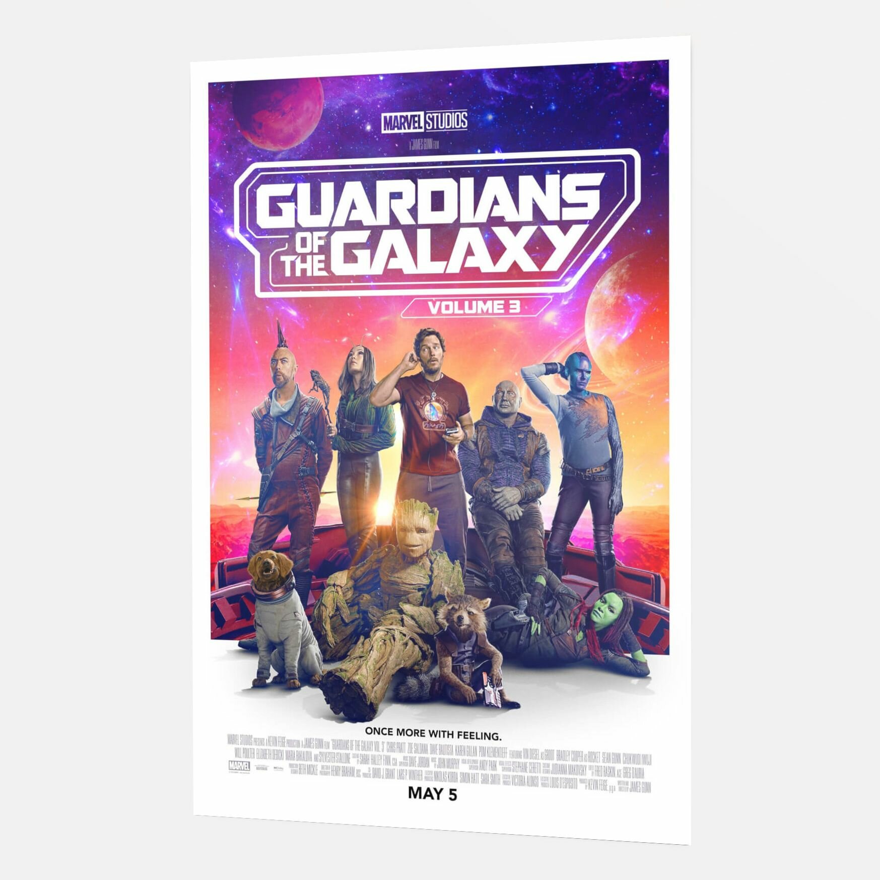 Постер (плакат) фильма marvel: Стражи Галактики. Часть 3 40x60 см. от Poster4me