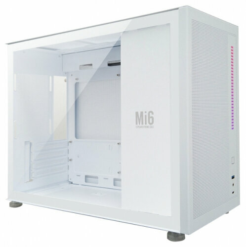 Корпус для компьютера 1STPLAYER MIKU Mi6 Mi6-WH Mini-Tower белый