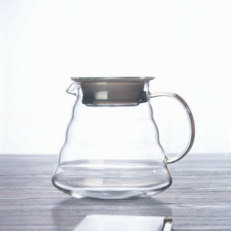 Кофейник Easy View Cloud Sharing Pot H-18, боросиликатное стекло, скандинавский стиль, 30-40 юань