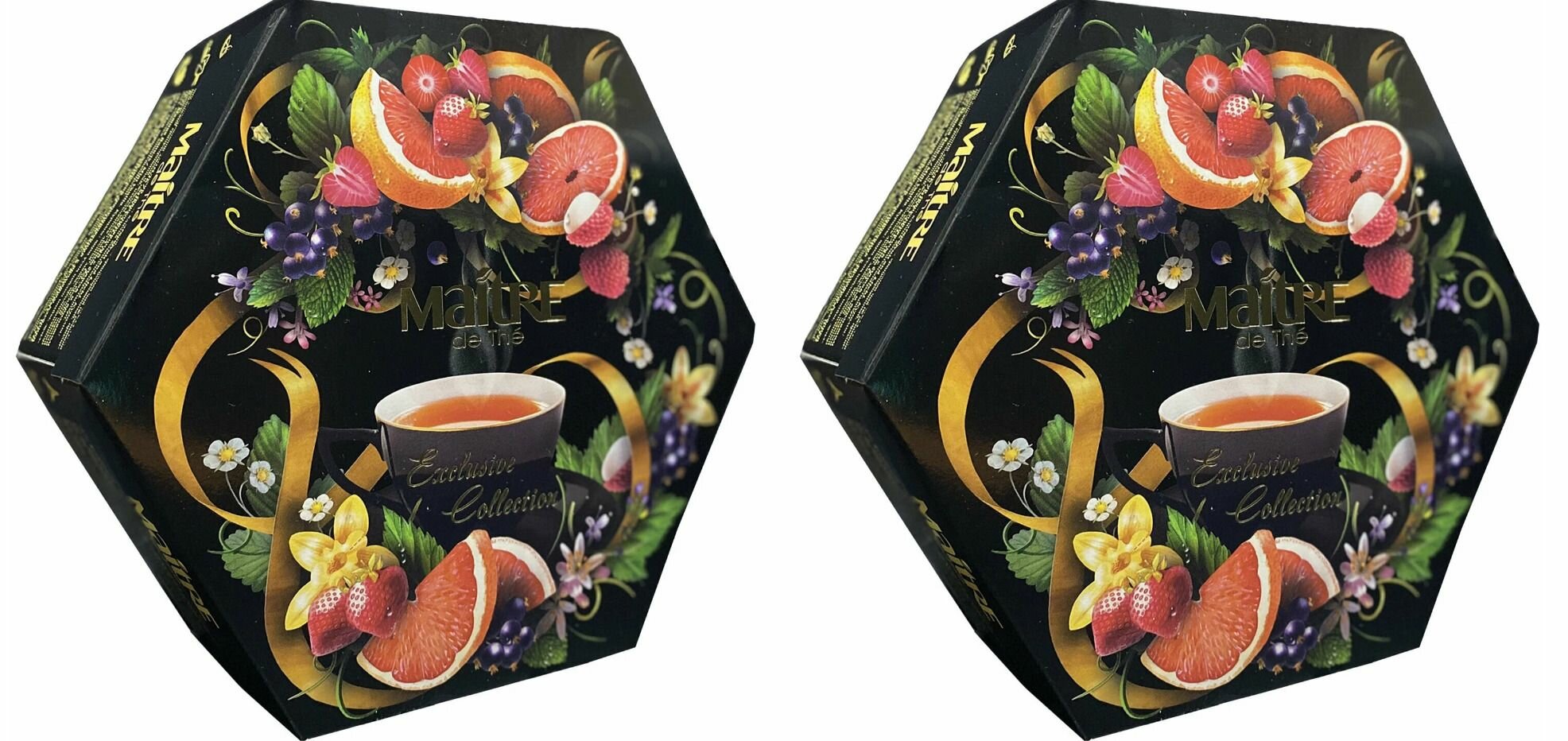 Maitre de The Чай Exclusive Collection, 12 видов чая, 60 пакетиков, 2 уп
