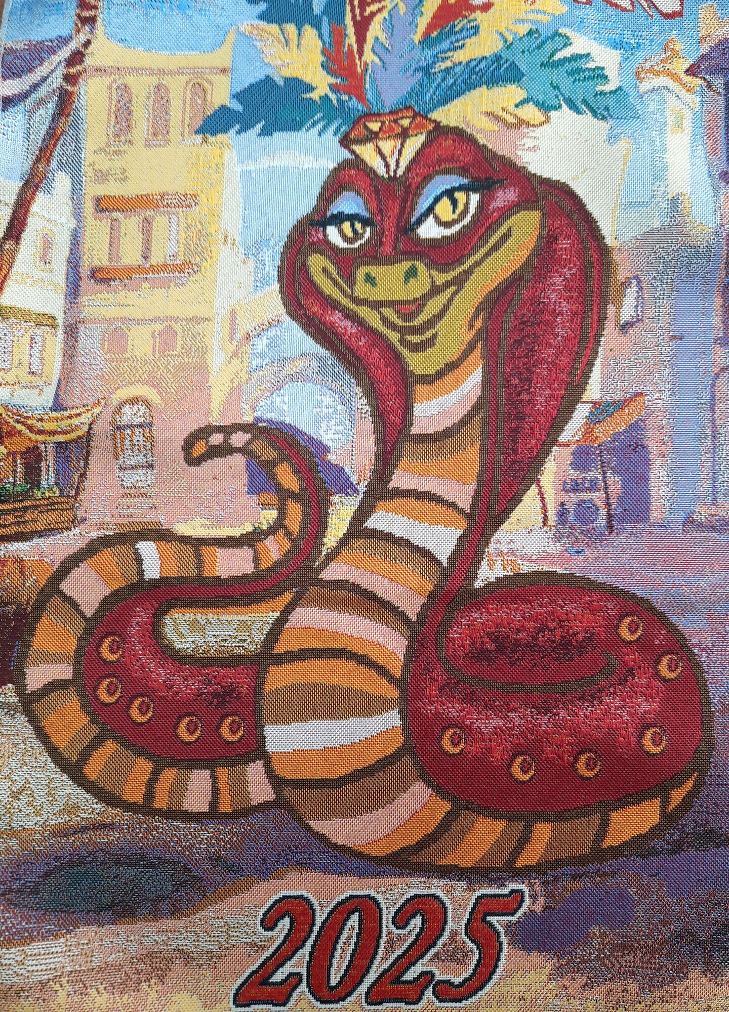 Календарь 2025 из гобелена Царица