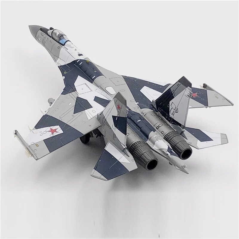 Металлический самолет JASON TUTU Sukhoi Su-27 1:100 SU-35 1
