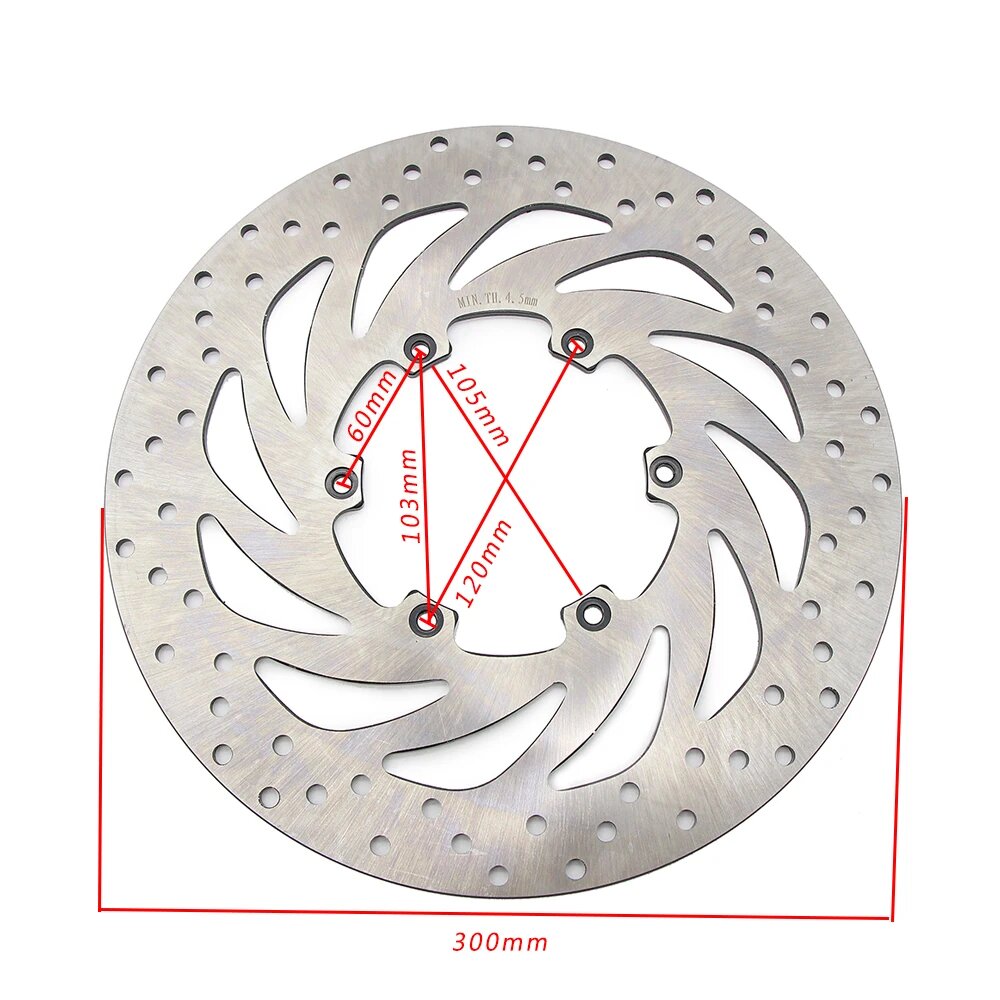 Тормозной диск 300 мм, Front Brake Disc, BMW F650GS/ST