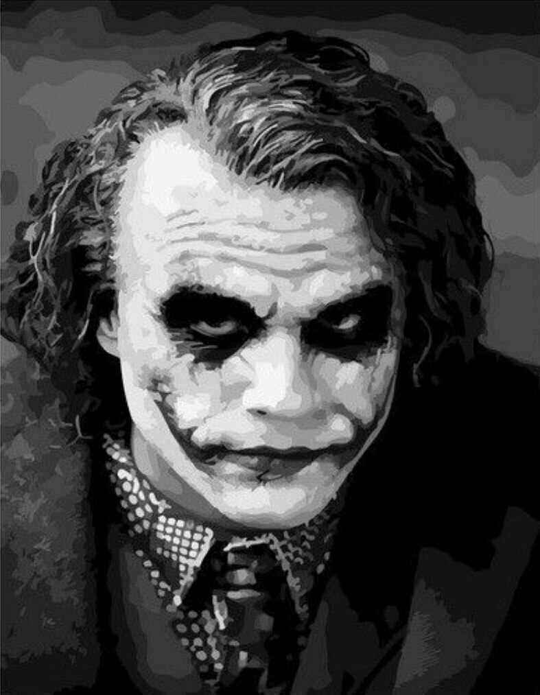 Картина по номерам "Джокер" холст на подрамнике 40х50 см, GS2181