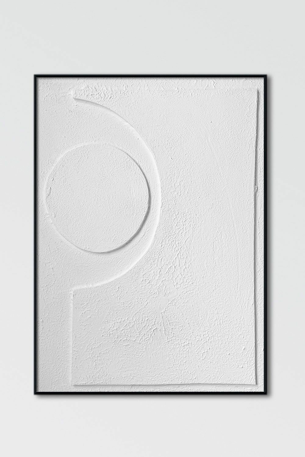 Картина ручной работы объемная DECORMARKT Фигуры №3, в рамке 50х70 см