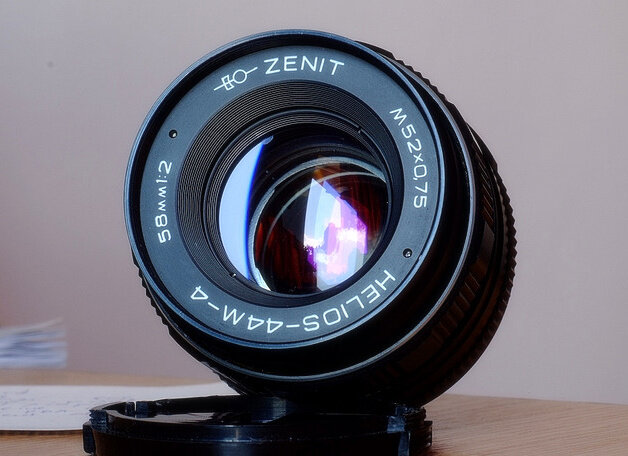 Советский мануальный объектив Гелиос 44М-4 f2/58mm