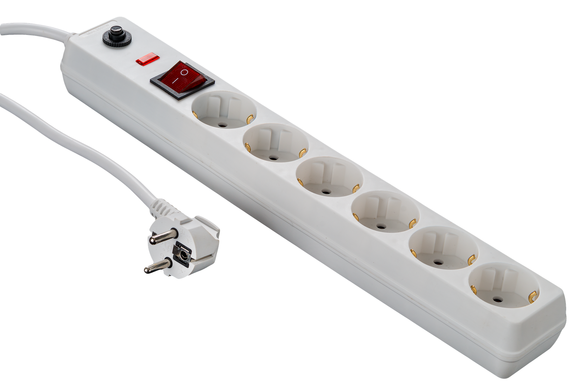 Удлинитель-сет. фильтр, серия Filter, с выкл. и защ. от перегр, 6 роз, ПВС 3х1,5мм2, 5м (15202)