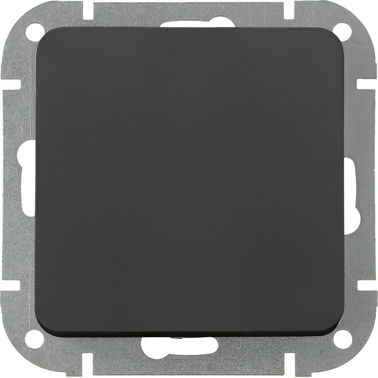 Выключатель 1 клав. (cкрытый, 10А) карбон, Astrum, Bylectrica (С1 10-3501карб) (BYLECTRICA)