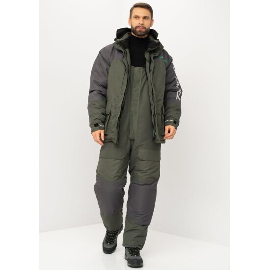 Костюм зимний Huntsman Yukon Ice цвет Хаки ткань Cat's eye, разм. 48-50/170-176
