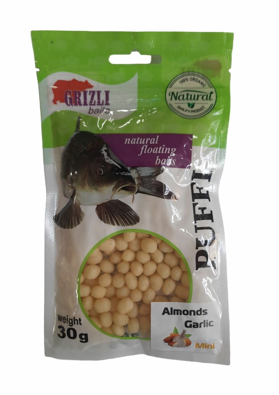 Воздушное тесто / пеностесто GRIZZLY Baits Puffi "Миндальный орех" - 8мм / 30г