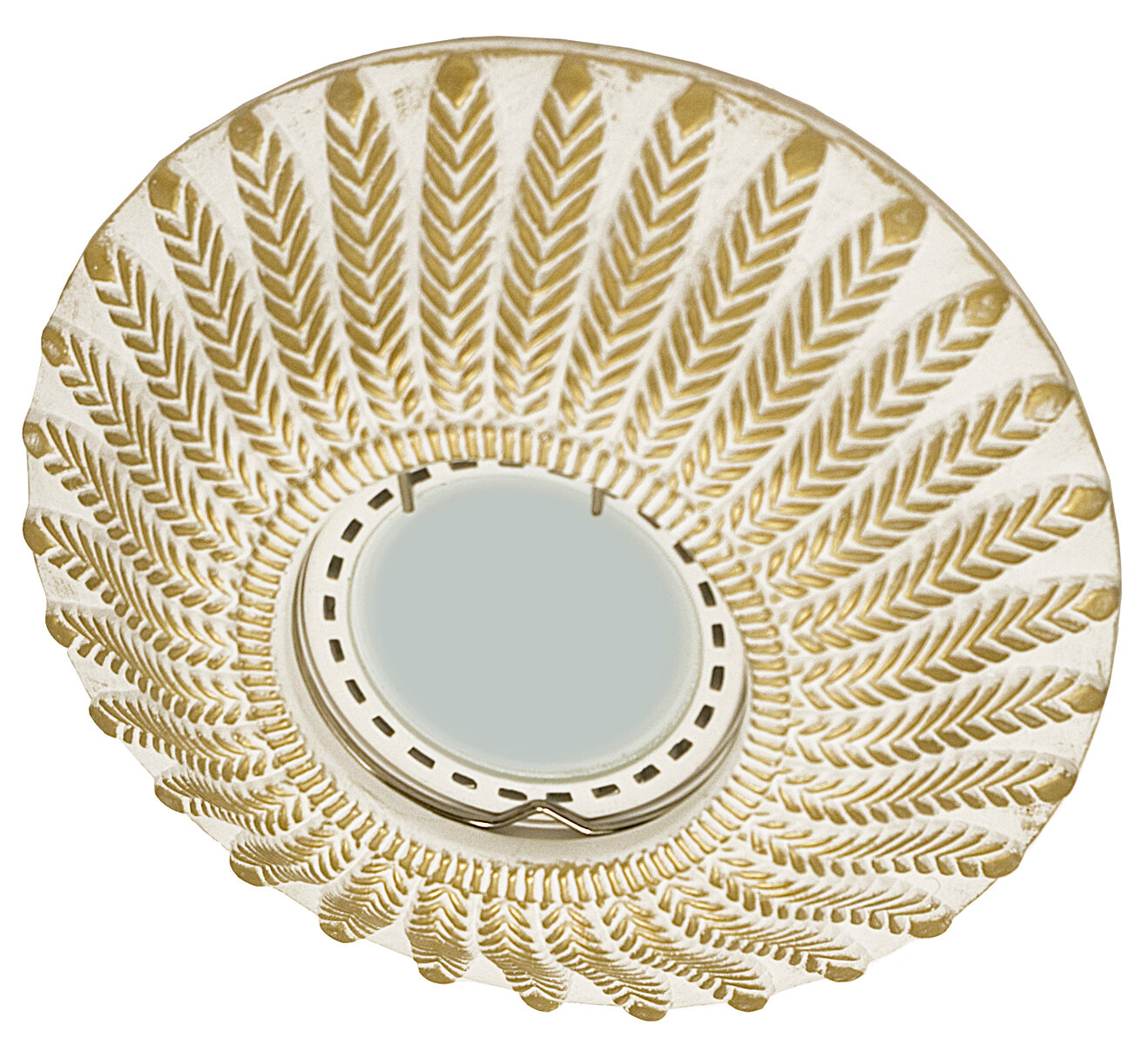 Встраиваемый гипсовый декоративный светильник RD-004 Wh/G