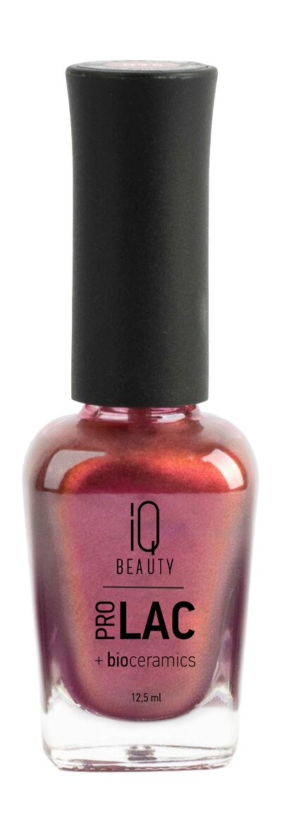 IQ BEAUTY Лак для ногтей укрепляющий с биокерамикой PROLAC+bioceramics, 12,5 мл, 096