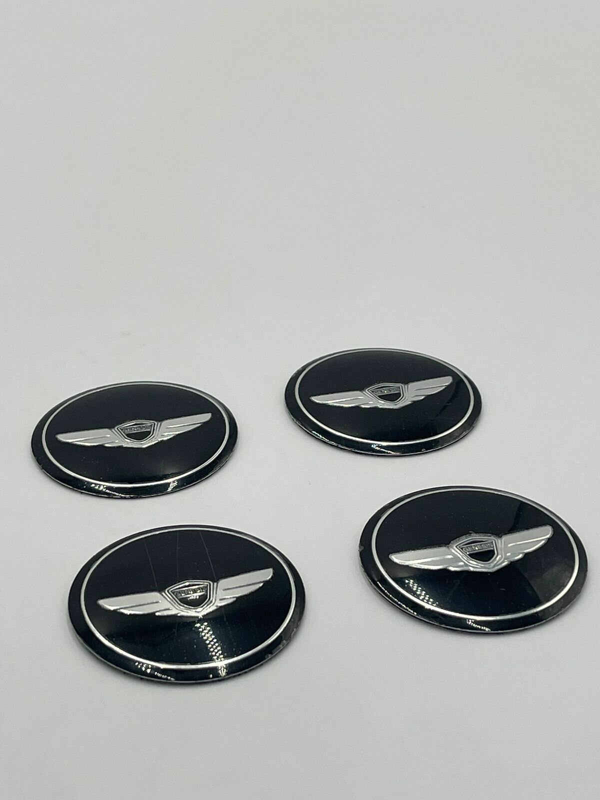 Наклейки на колесные диски Genesis Алюминий 56мм