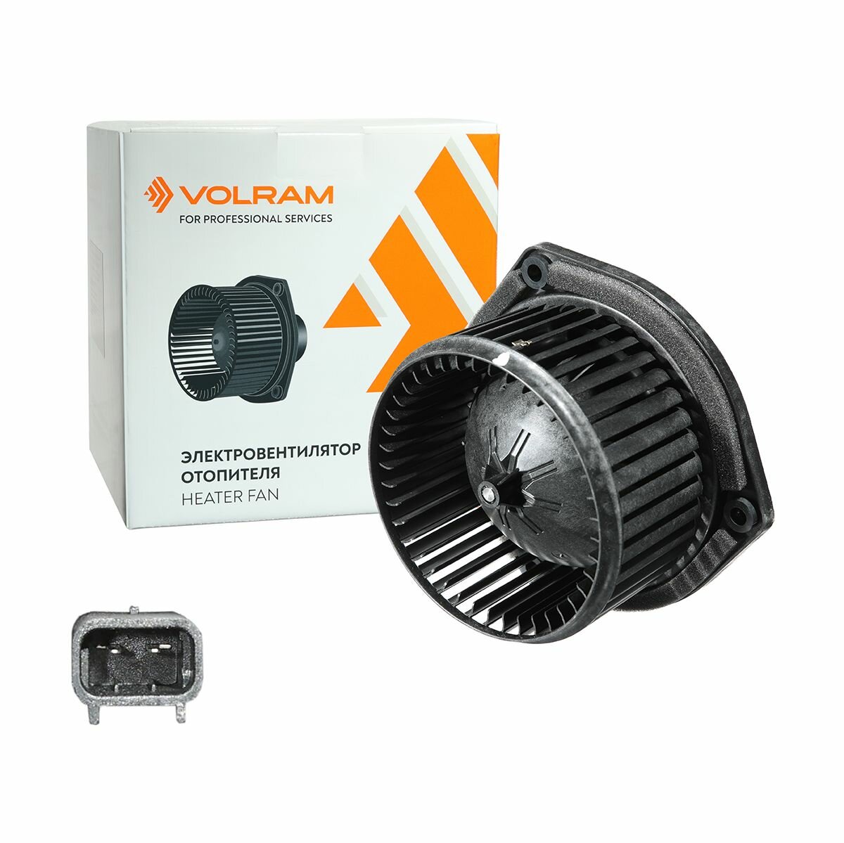 Электровентилятор отопителя VOLRAM для LADA Priora, Kalina; Тип Panasonic