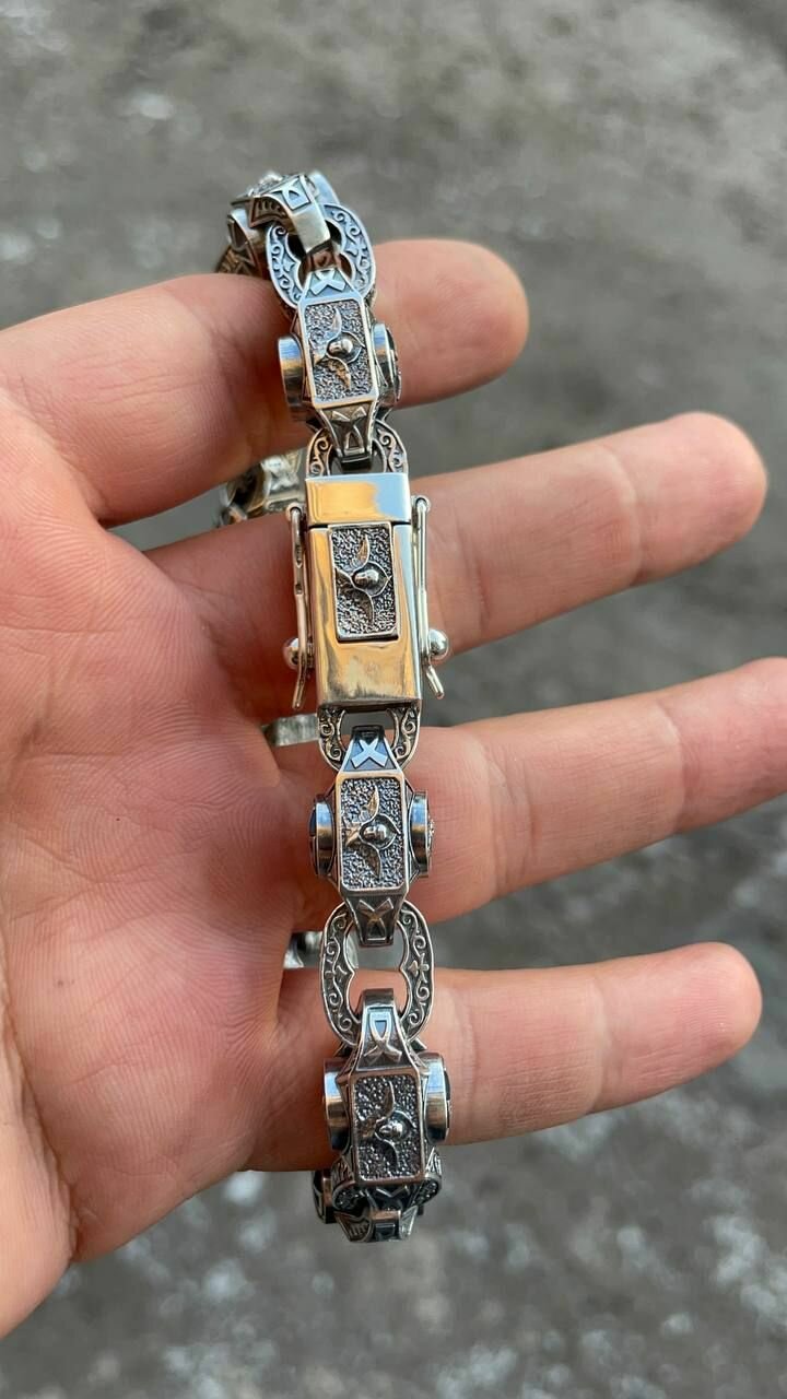 Браслет, серебро, 925 проба