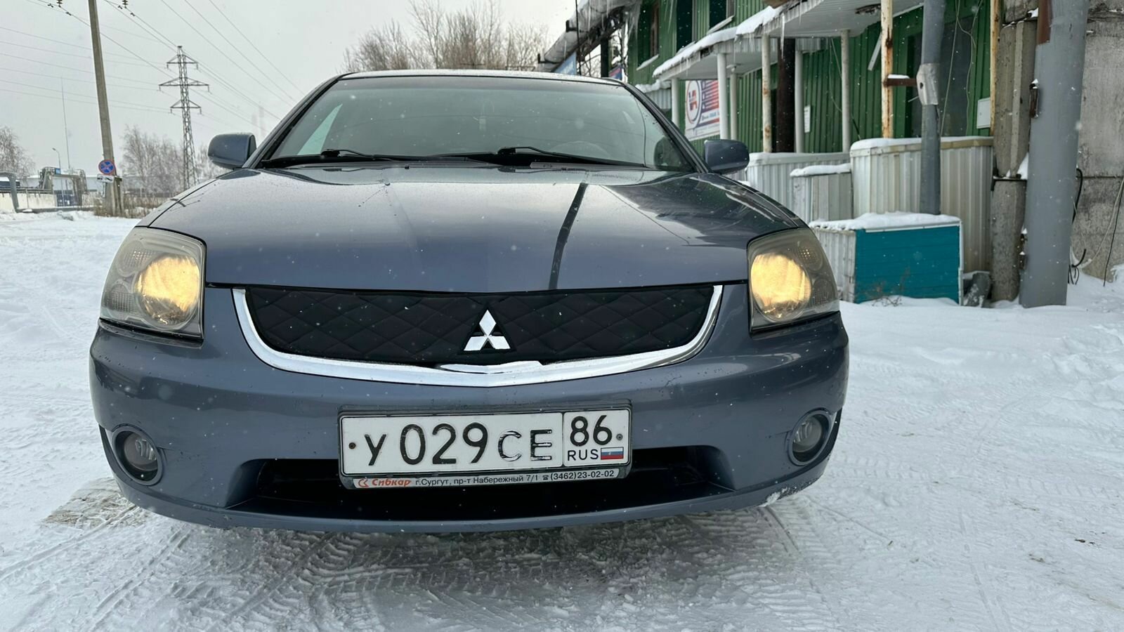 Утеплитель радиатора и бампера для Mitsubishi Galant Митсубиси Галант (2006-2008) IX Рестайлинг