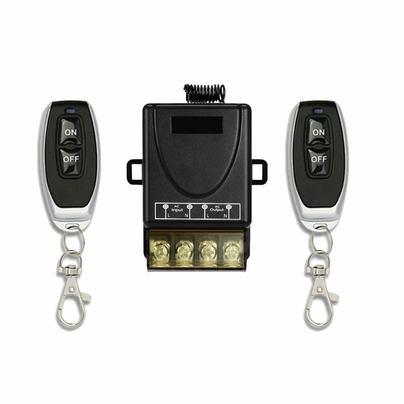 30A -AC85V-250V одноканальный беспроводной пульт дистанционного управления с частотой 433 МГц, универсальный релейный приемник, переключатель дистанционного управления