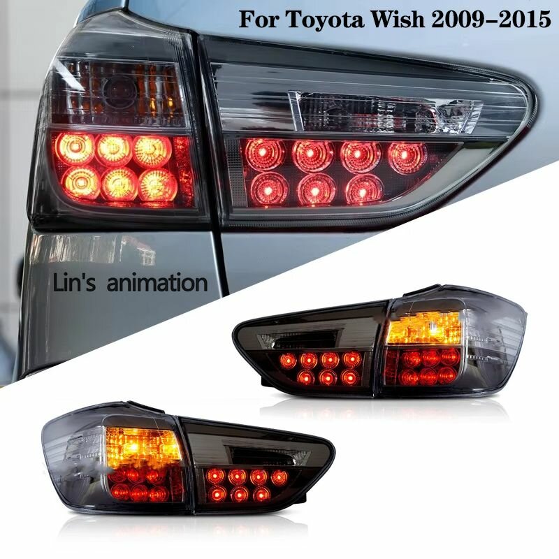 Задний фонарь LED Светодиодные для Toyota Wish 2009-2015 Tail Lamp/Указатель поворота.