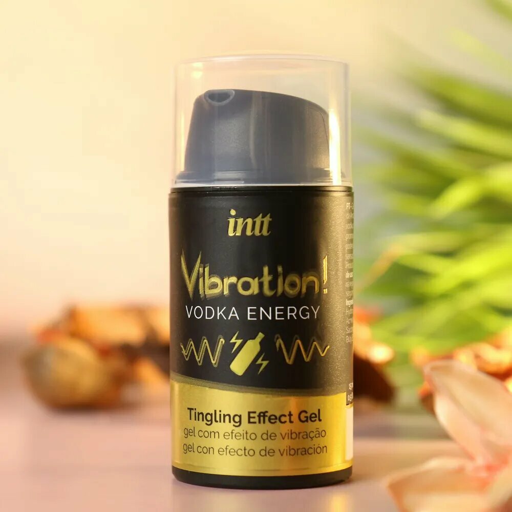 Жидкий интимный гель с эффектом вибрации Vibration! Vodka Energy - 15 мл.