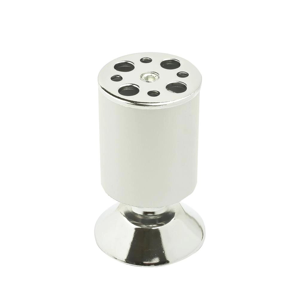 Опора мебельная регулируемая d50хh100 мм алюминий