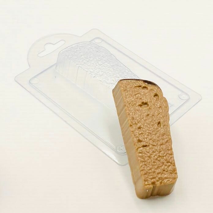 Формочка для мыла, шоколада, мармелада: Хлеб Черный форма пластиковая Молд из толстого пластика