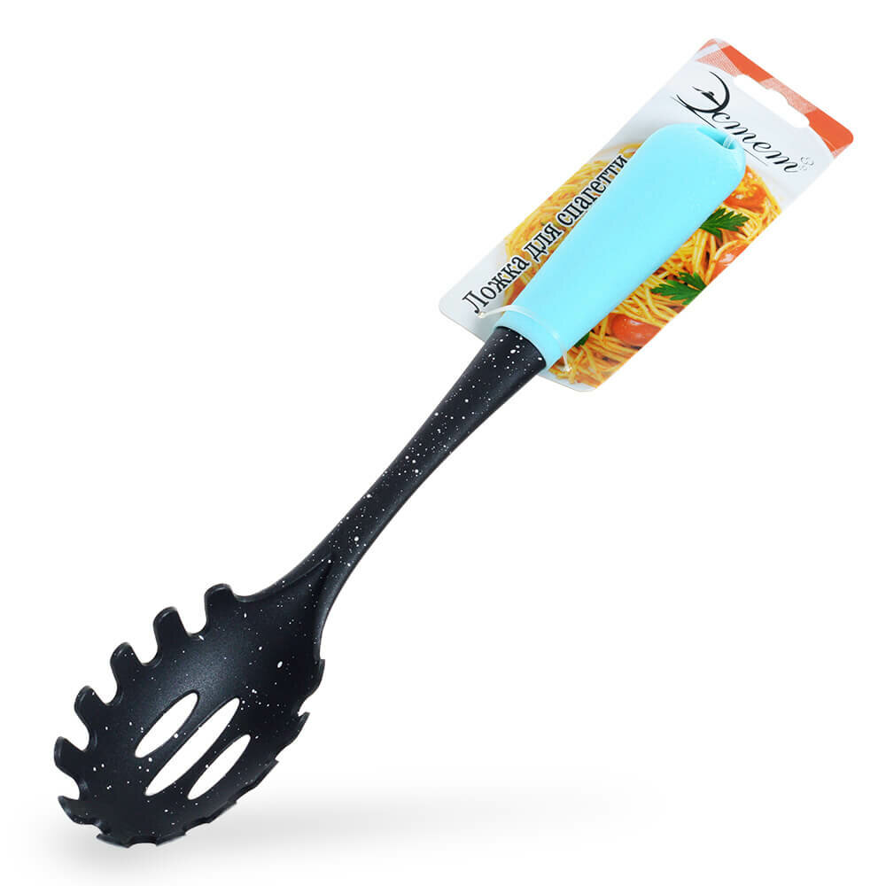 Ложка поварская для спагетти 34,5 см пластиковая.