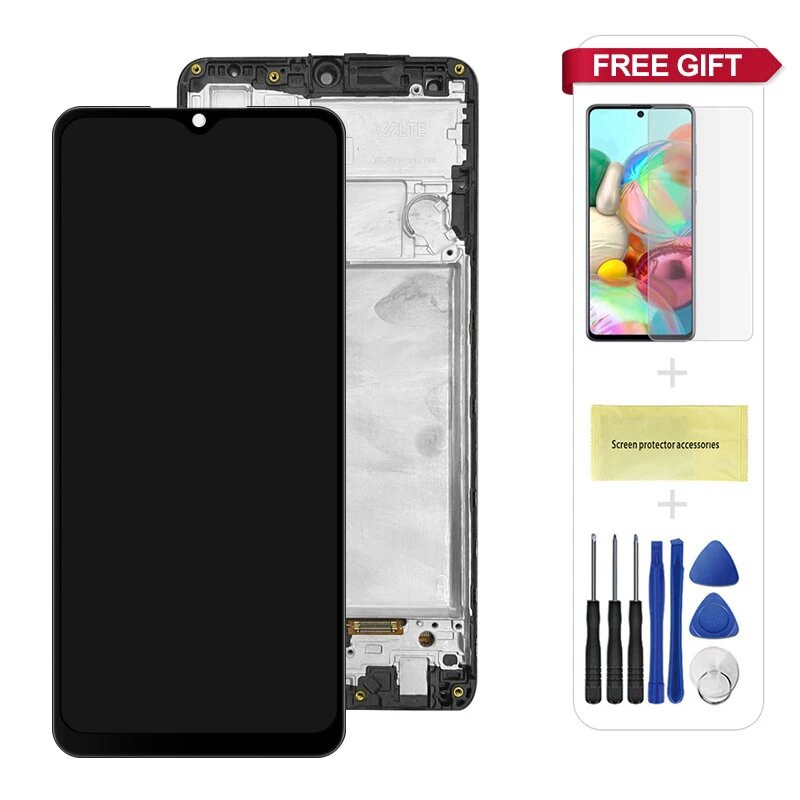 Дисплей в сборе Samsung A32 4G Black With Frame