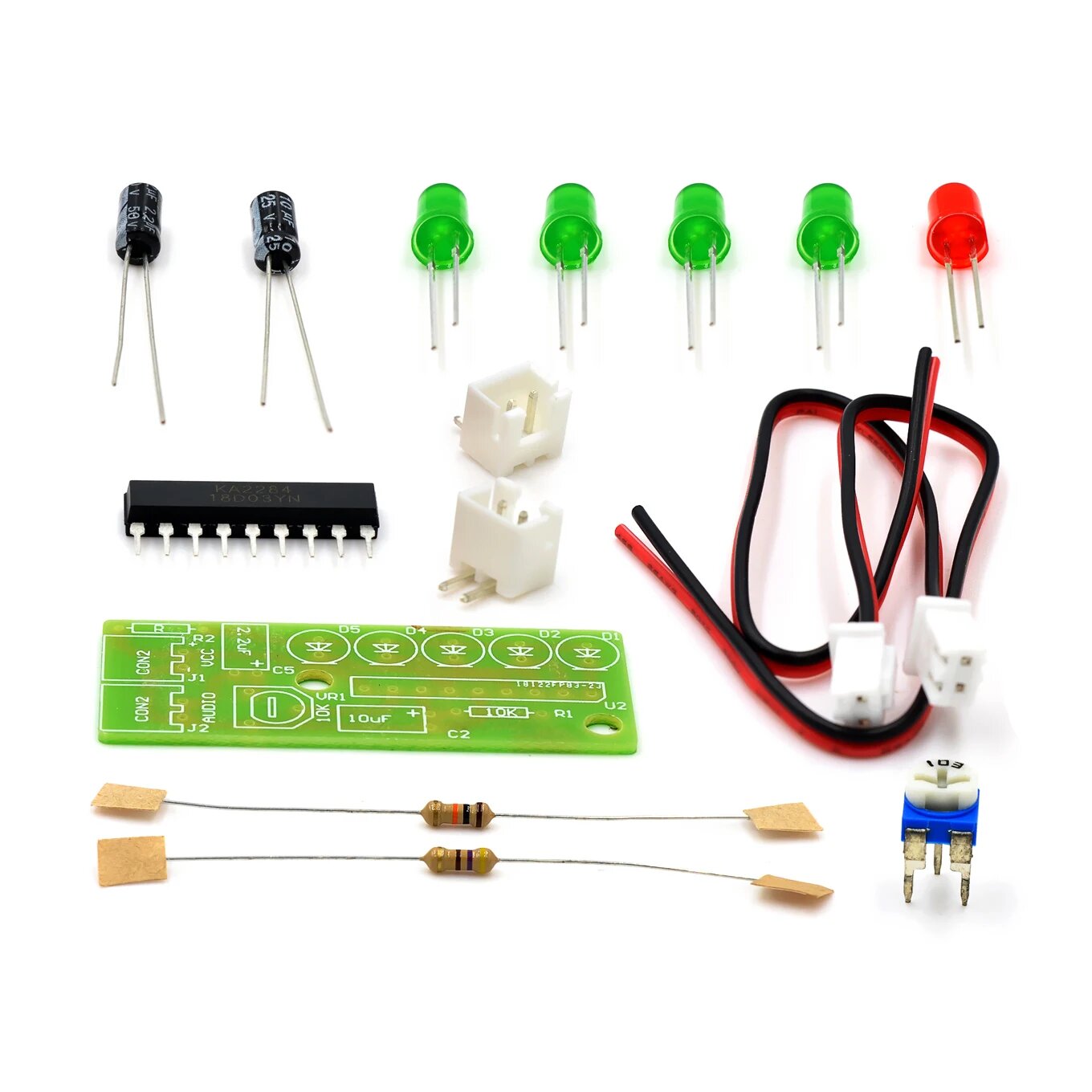 Светодиодный индикатор уровня звука KA2284 SIMPLE ROBOT