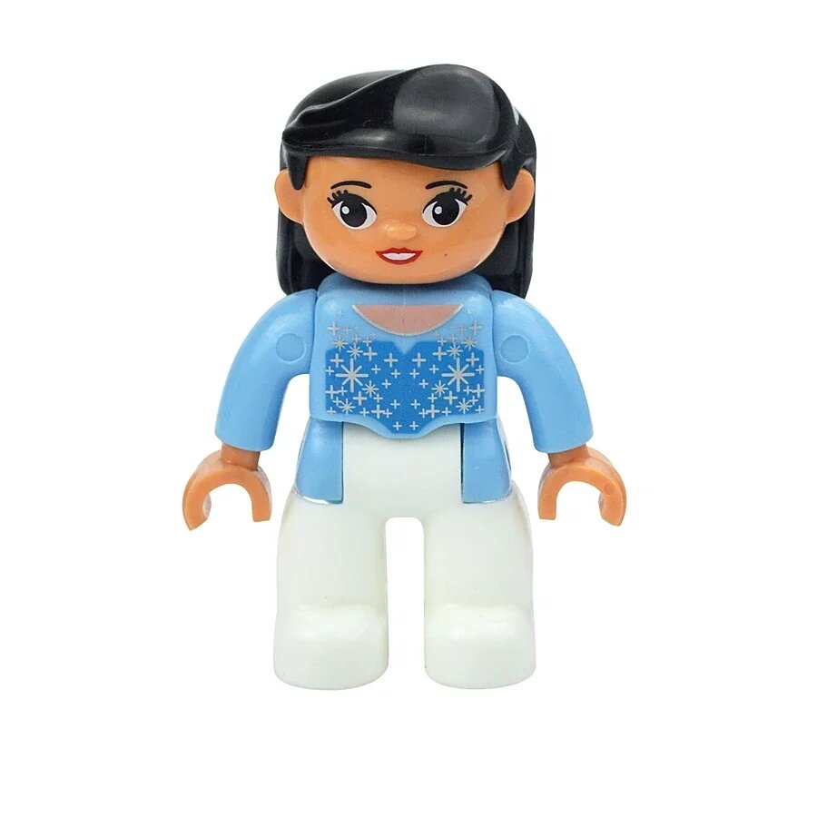 Конструктор LEGO DUPLO Фигурка девочки в голубом