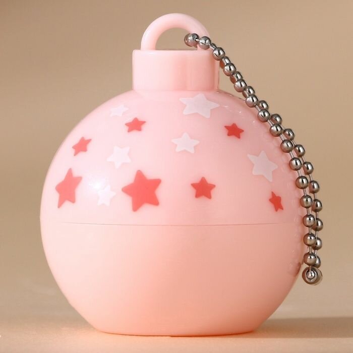 Бальзам для губ Чистое счастье новогодний "Снежинки", 3.5 г, аромат ванили