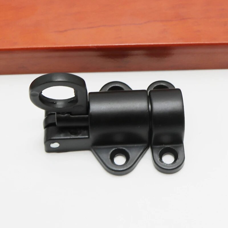 Автоматический дверной болт из алюминия белый/серый Черный