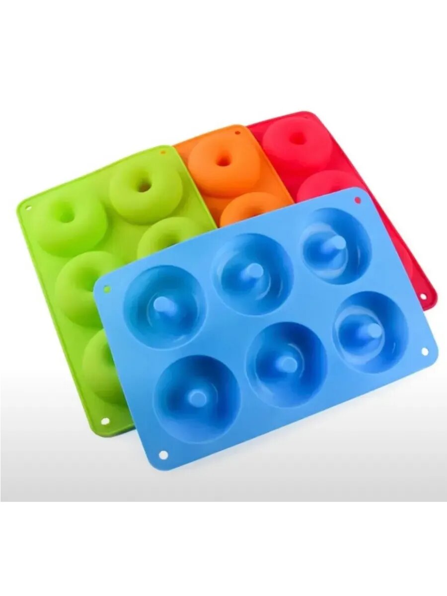 Форма силиконовая для выпечки пончиков