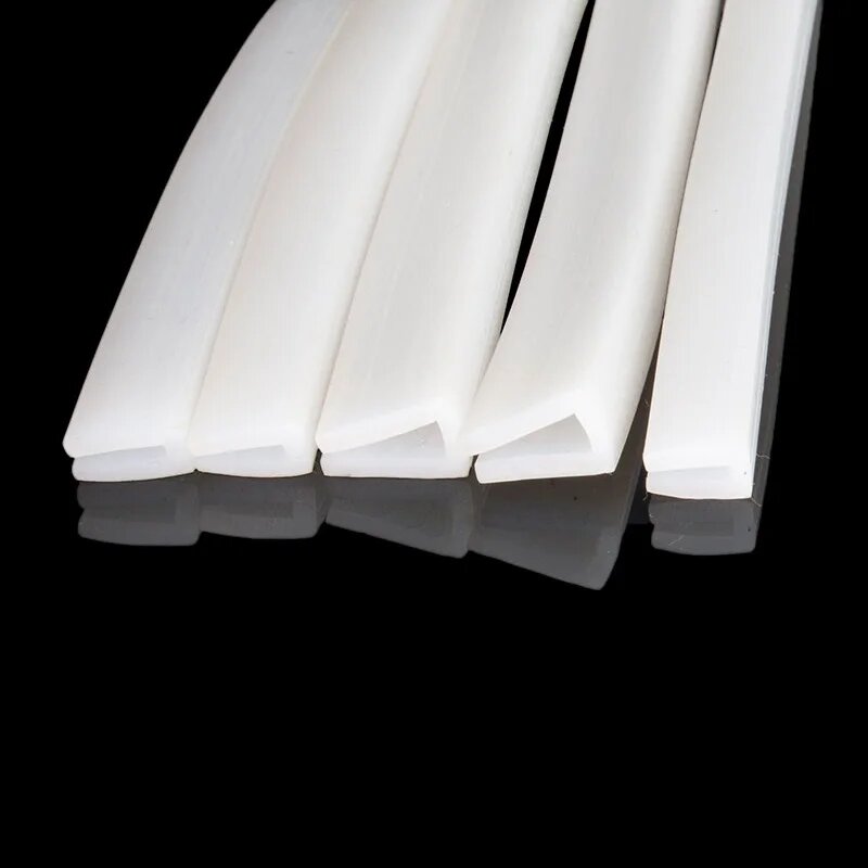 Силиконовая U-образная лента для герметизации 1 метр 2x5x10mm