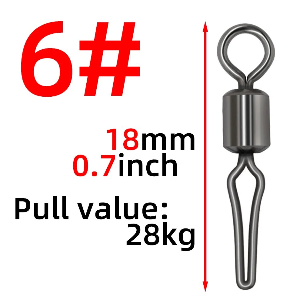 Зажимы для лески Bazi, 50 шт. 3(size 6)