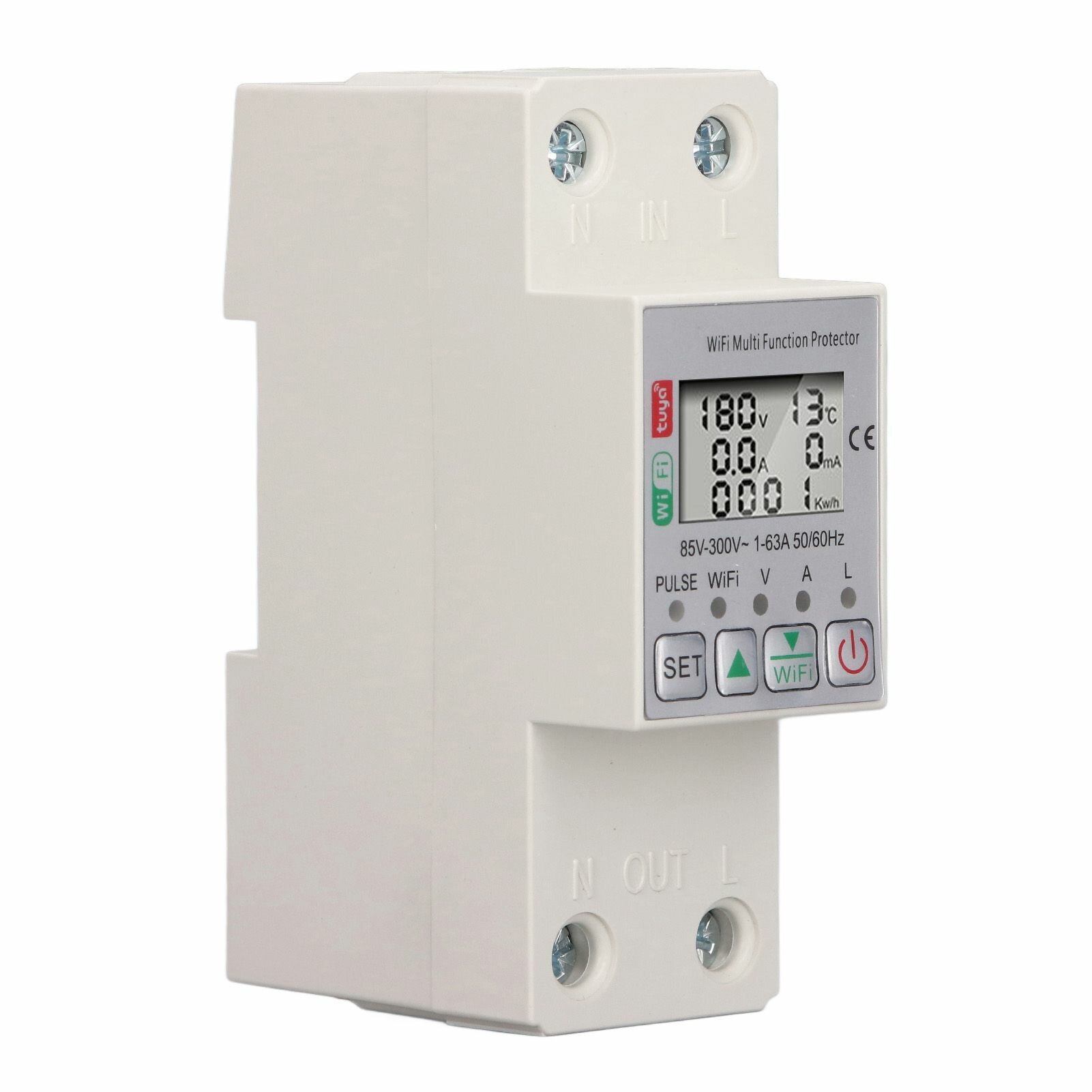 WiFi умный переключатель измерителя мощности 63A AC85 300V