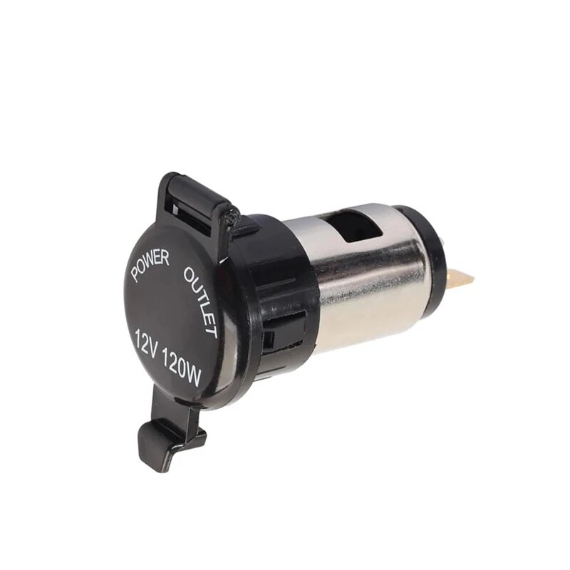 12 В водонепроницаемый автомобильный прикуриватель розетка питания для мотоциклов лодок косилок тракторов автомобилей с предохранителем и проводом 1 pieces