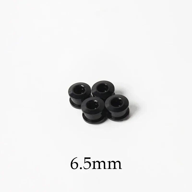 BUCKLOS Болты для велосипедной звезды 6.5/8.5 мм 4/5 шт. Черный, 4PC 6.5mm-Black