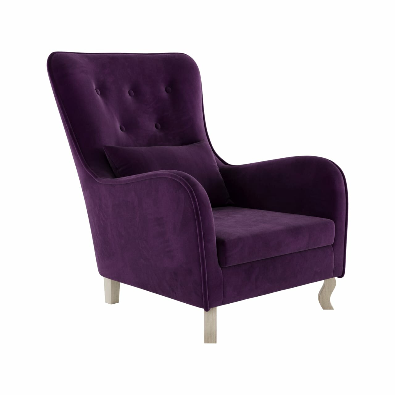 Кресло Адель Фиолетовое
