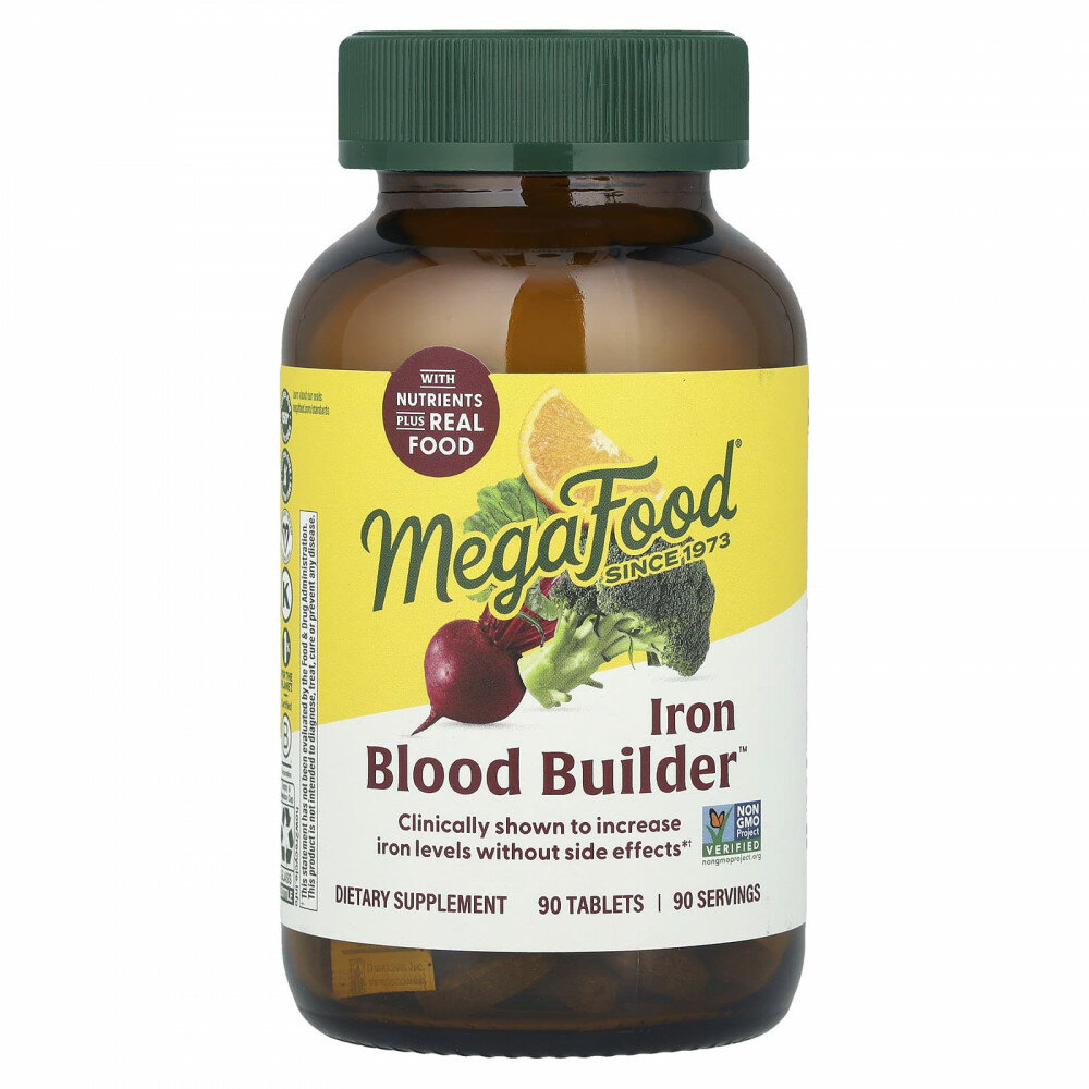 MegaFood, Iron Blood Builder™, 90 таблеток